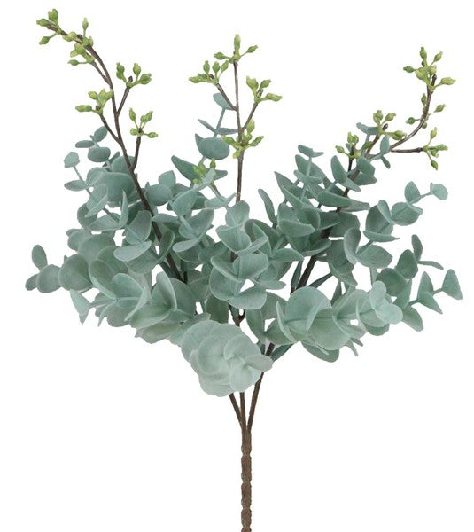 Eucalyptus Bush Floral Arrangements : - 11 Inches Long – Wreath and Bow Co